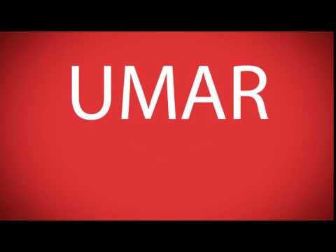 How to pronounce UMAR [Marvel characters]
