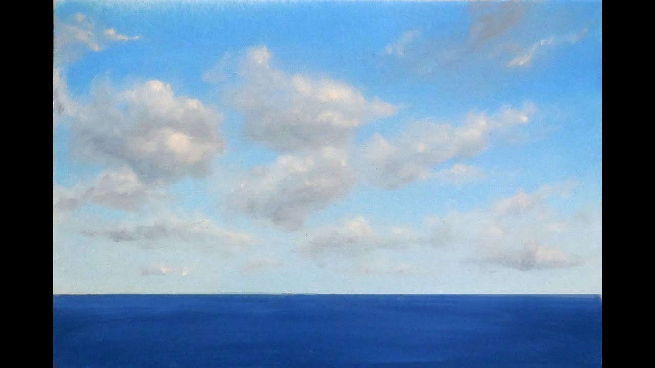 How to Paint Clouds with Oil Paint Tutorial