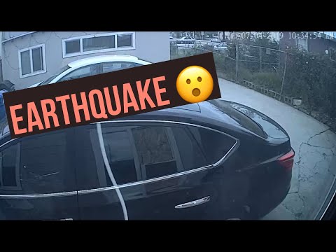 Ridgecrest Earthquake on 4th of July 2019 Footage on Security Cam