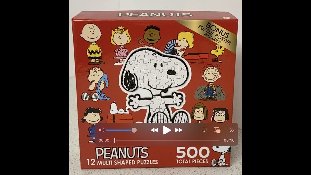 Peanuts Multi Shapes Jigsaw Puzzle