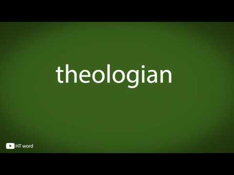 How to pronounce theologian