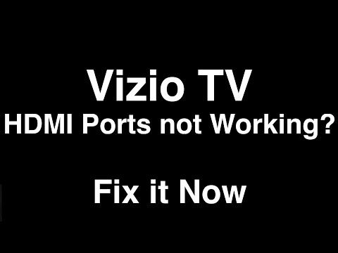 Vizio TV HDMI Ports Not Working - Fix it Now