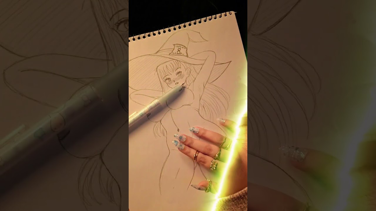Maki oze sketch from fire force | anime fanart