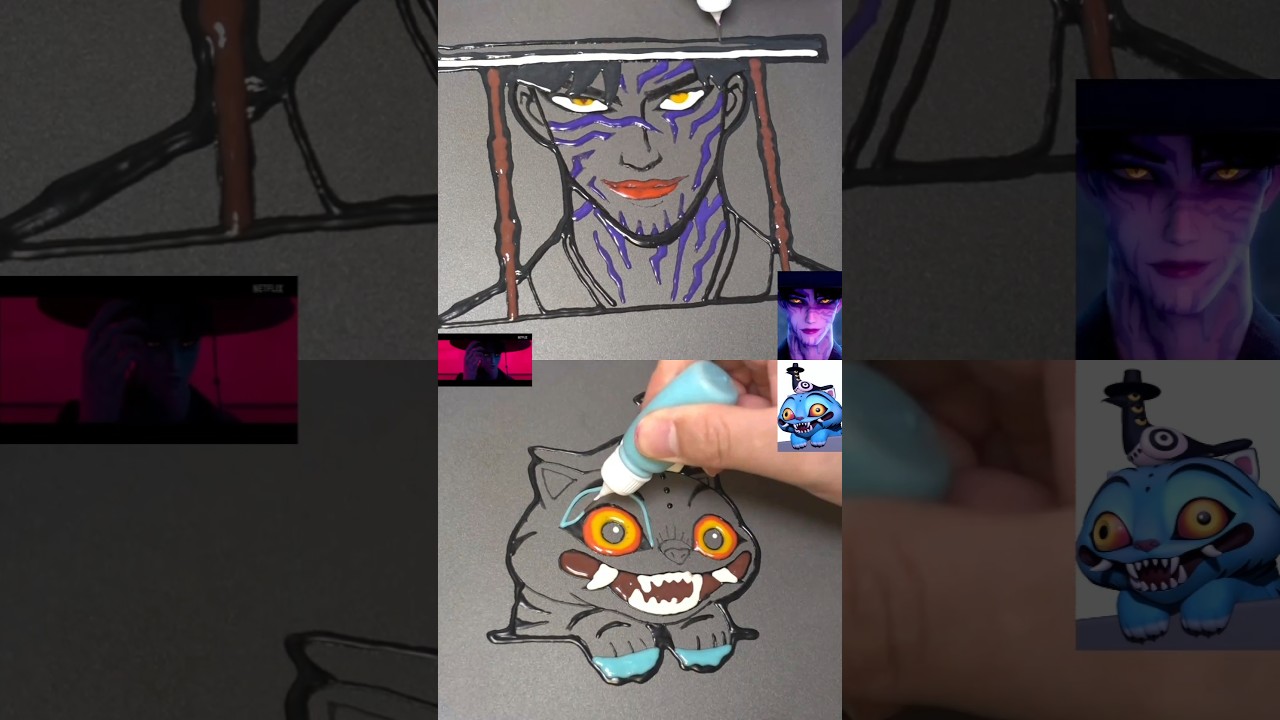 KPop Demon Hunters SAjA Boys Pancake Art - Jinu, Susie and Derpy ( Your Idol Ver. )