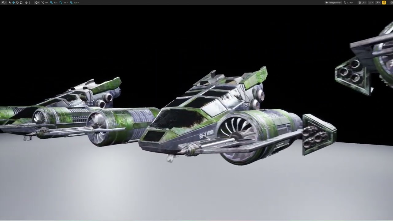 Spaceship - Animations Preview