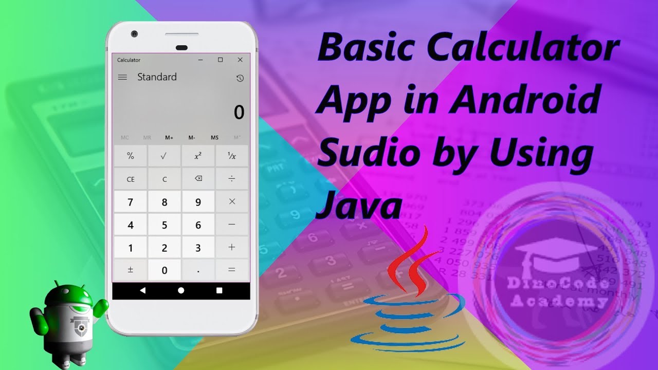 Build Simple Calculator App in Android Studio by using Java | Android Tutorial for Beginners