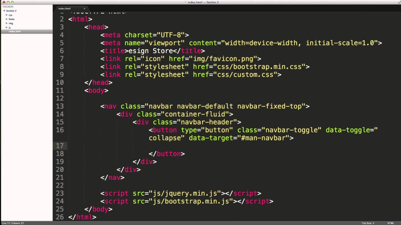 Bootstrap 3 Navbar Tutorial
