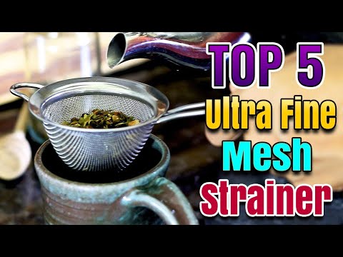 Best Ultra Fine Mesh Strainer Extra Large