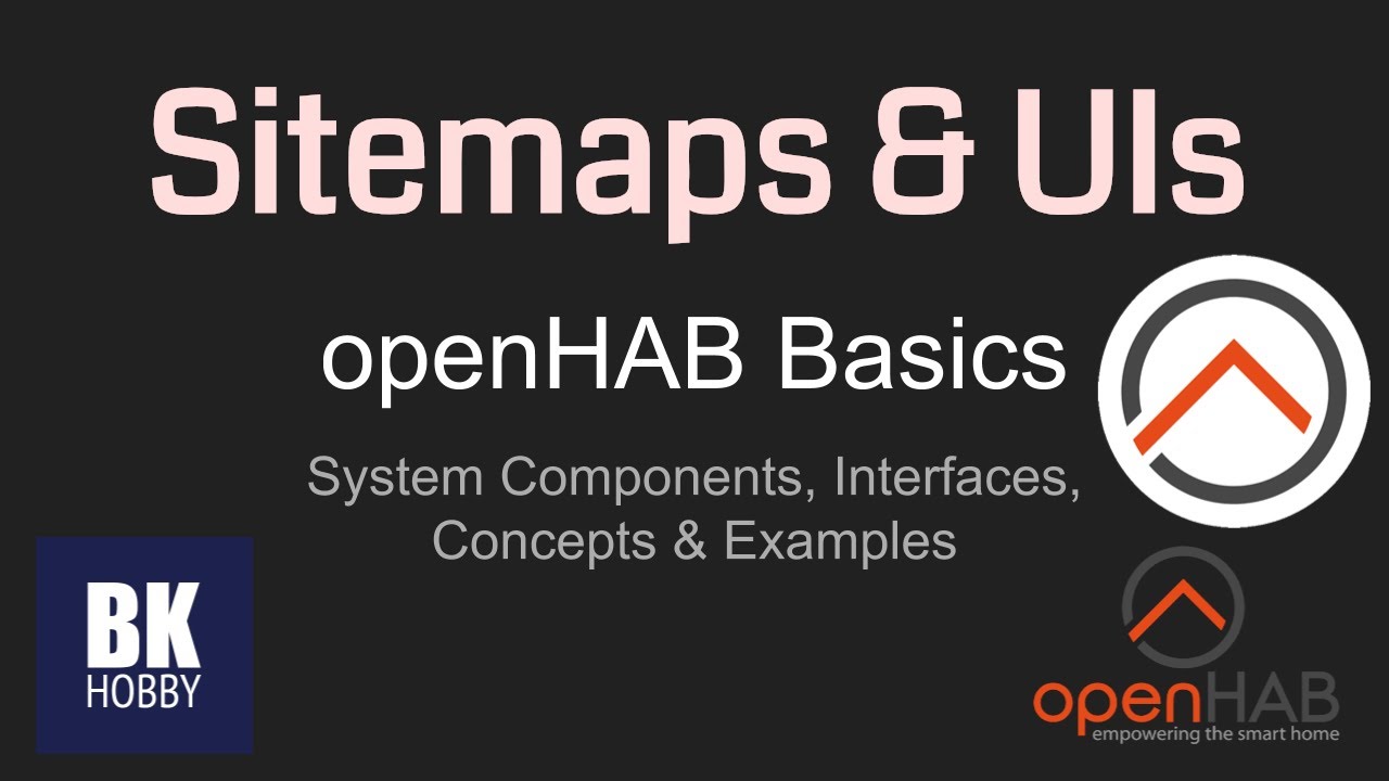 openHAB Basics Tutorial - (Part 4/n) - Sitemaps & UIs - Tutorials & Examples - openHAB Community