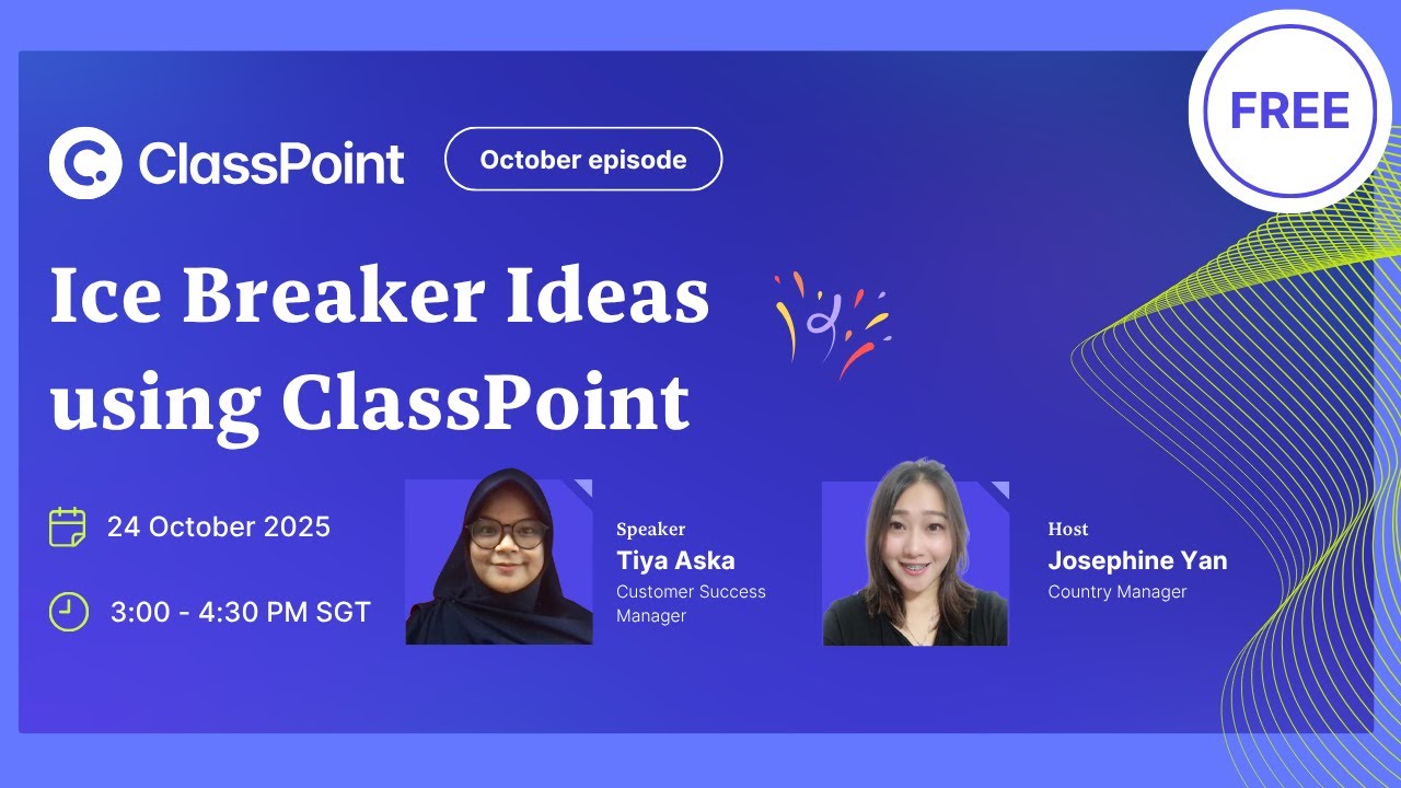 Ice Breaker Ideas using ClassPoint