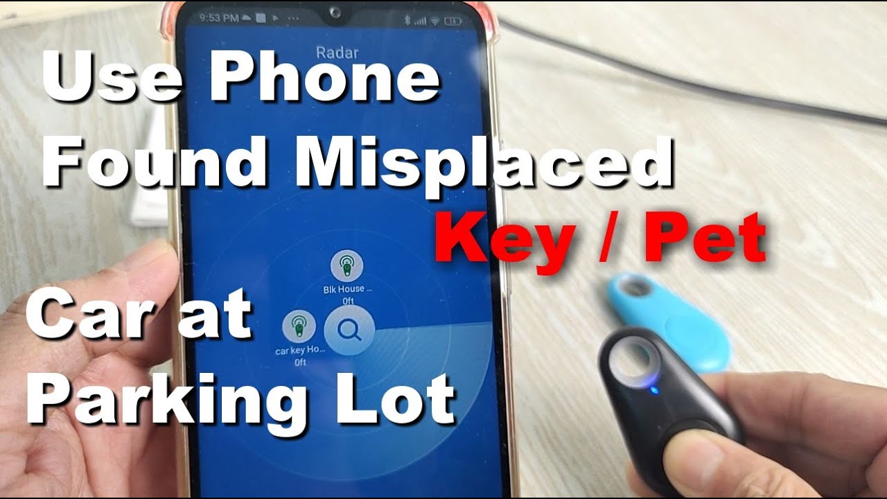 Bluetooth Smart Anti-Lost iTag Tracker Found Misplace Keys Wallet Mobile Phone - Setup & Trace