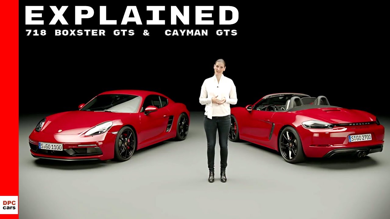 2018 Porsche 718 Boxster GTS and 718 Cayman GTS Explained