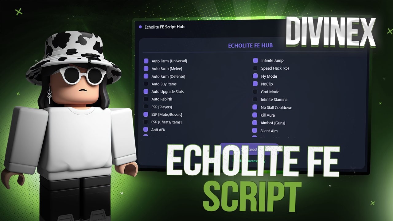 Echolite FE Script Hub - ROBLOX EXPLOITING | ios/android/pc