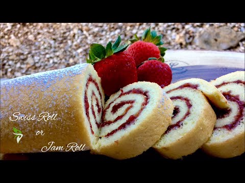 Swiss Roll | Jam Roll | Cake Roll | An Old English Recipe