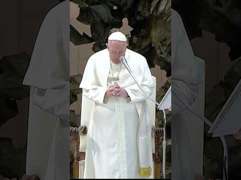 Pope Francis gives his solemn blessing