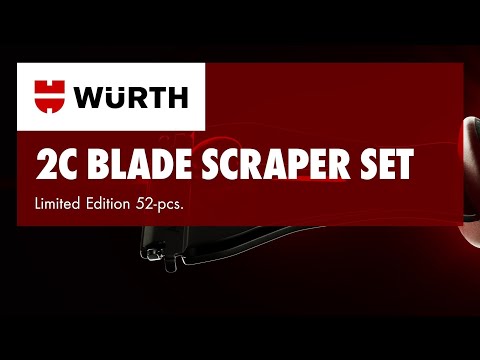 WÜRTH Blade Scraper Set RW-Edition 52 pieces