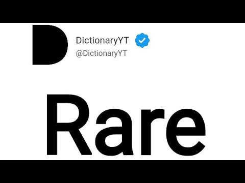 Rare Meaning in English