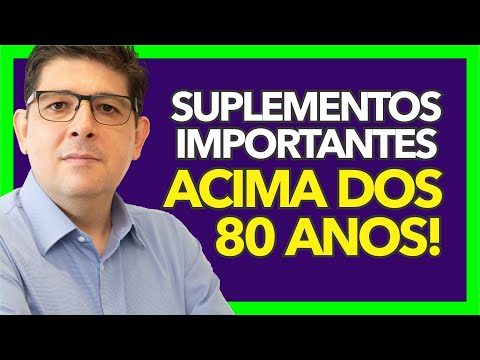 Essential supplements for those over 80 | Dr Juliano Teles