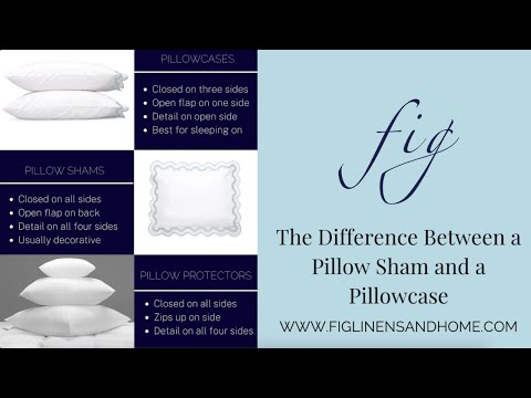The Difference Between a Pillow Sham and a Pillowcase