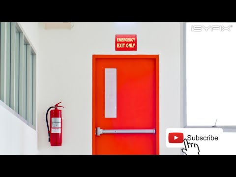iSYFIX - Emergency Exit Only Signs – 1 Pack 10x7 Inch – 100% Rust Free .040 Aluminum Signs. 🚪🔺