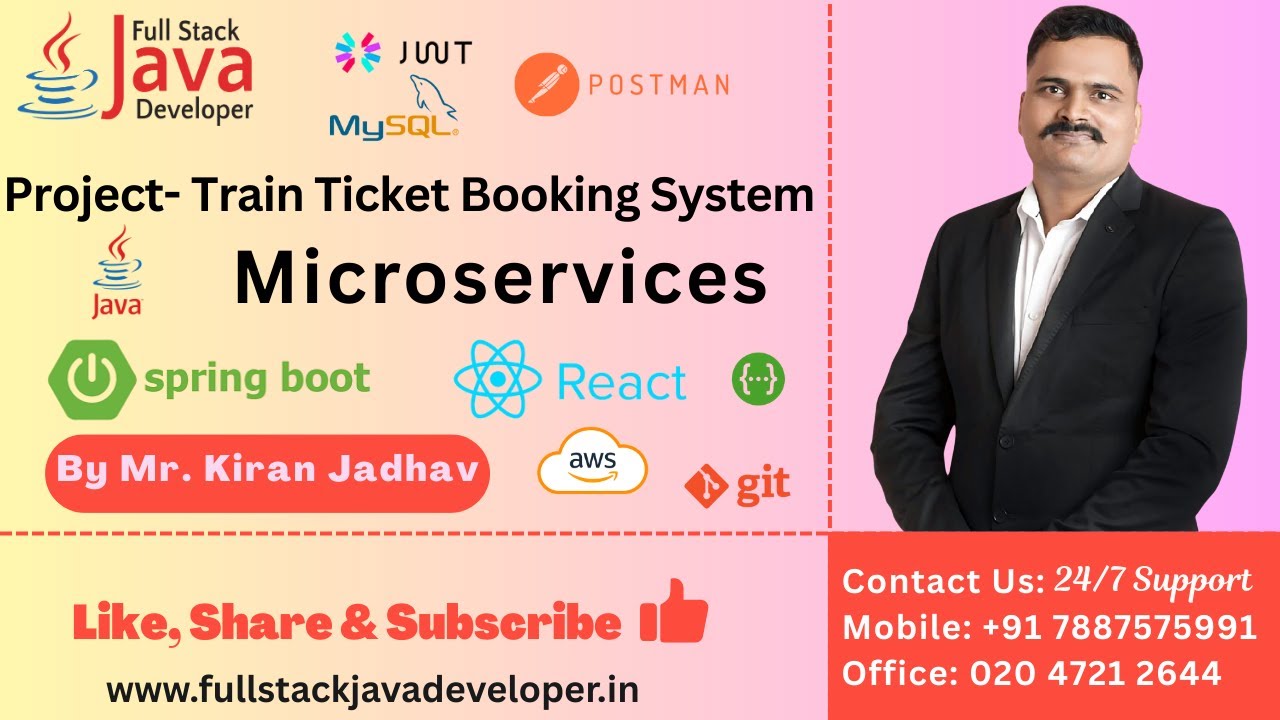 Train Ticket Booking System | JDK 25 | Spring Boot 4 | Microservices | For Purchase: +91 7887575991
