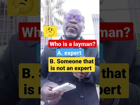 Who is a layman?🤔✅❌ #shorts #english #trending #shortsvideo #shortsyoutube