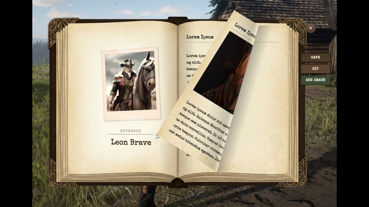 Notebook  System for  RedM  [VORP, RSG]