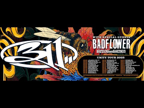311 ‘The Unity Tour‘ 2025 celebrating 30 years of their self-titled album and more!