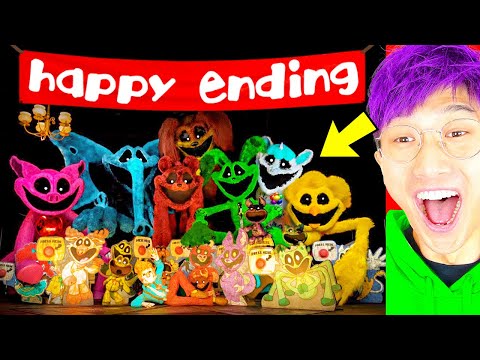 POPPY PLAYTIME CHAPTER 4 ENDING BOSS FIGHT!? (WE WERE SAVED BY CATNAP?!)