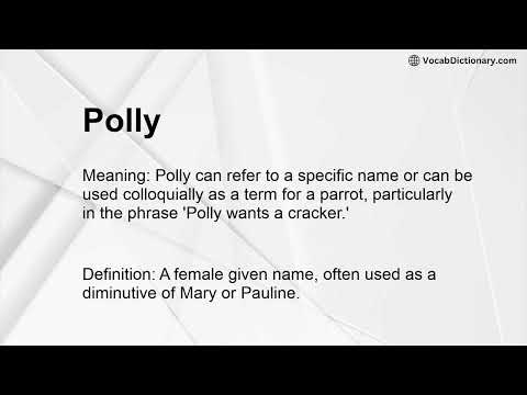 Polly Meaning