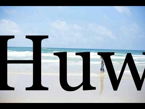 How To Pronounce Huw๐๐๐๐๐๐Pronunciation Of Huw