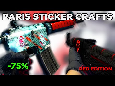 the BEST PARIS STICKER CRAFTS! (CSGO Major Sticker Sale)