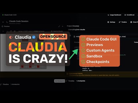 Claudia: This OPENSOURCE Claude Code GUI is ABSOLUTELY INSANE!