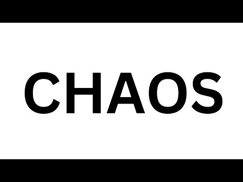 How to pronounce CHAOS | what is the meaning of Chaos