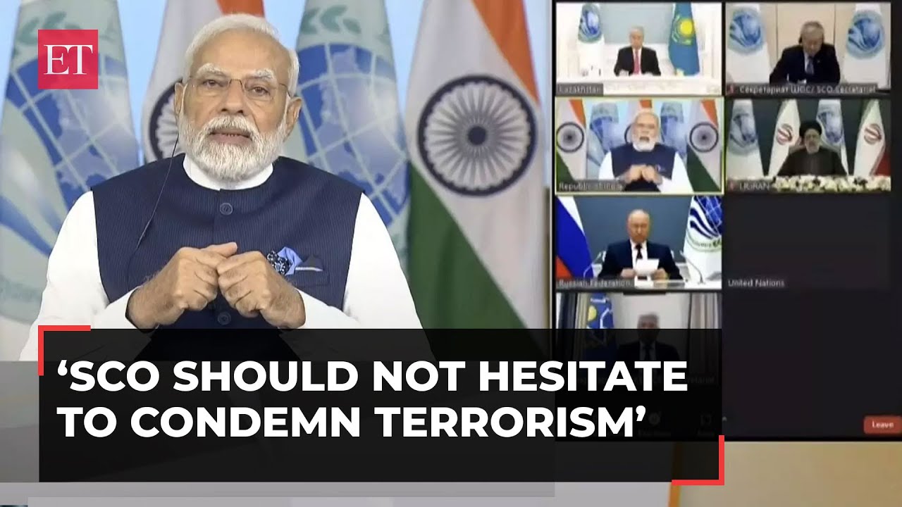 SCO should not hesitate to condemn countries that support terrorism: PM Modi