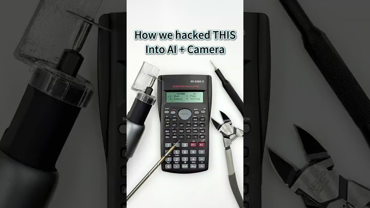 AI Inside a Calculator #calculator #studyhacks #education #examstress #studytools #assembly #ai