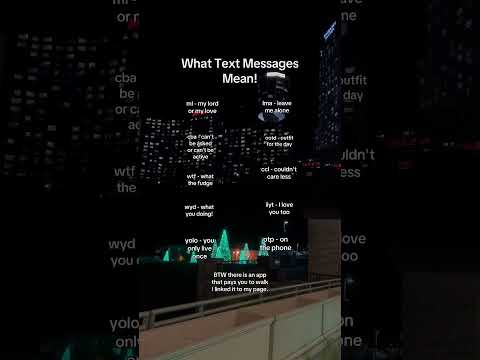 What Text Messages Mean!