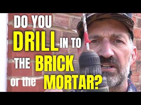 Do You Drill into the Brick or the Mortar?