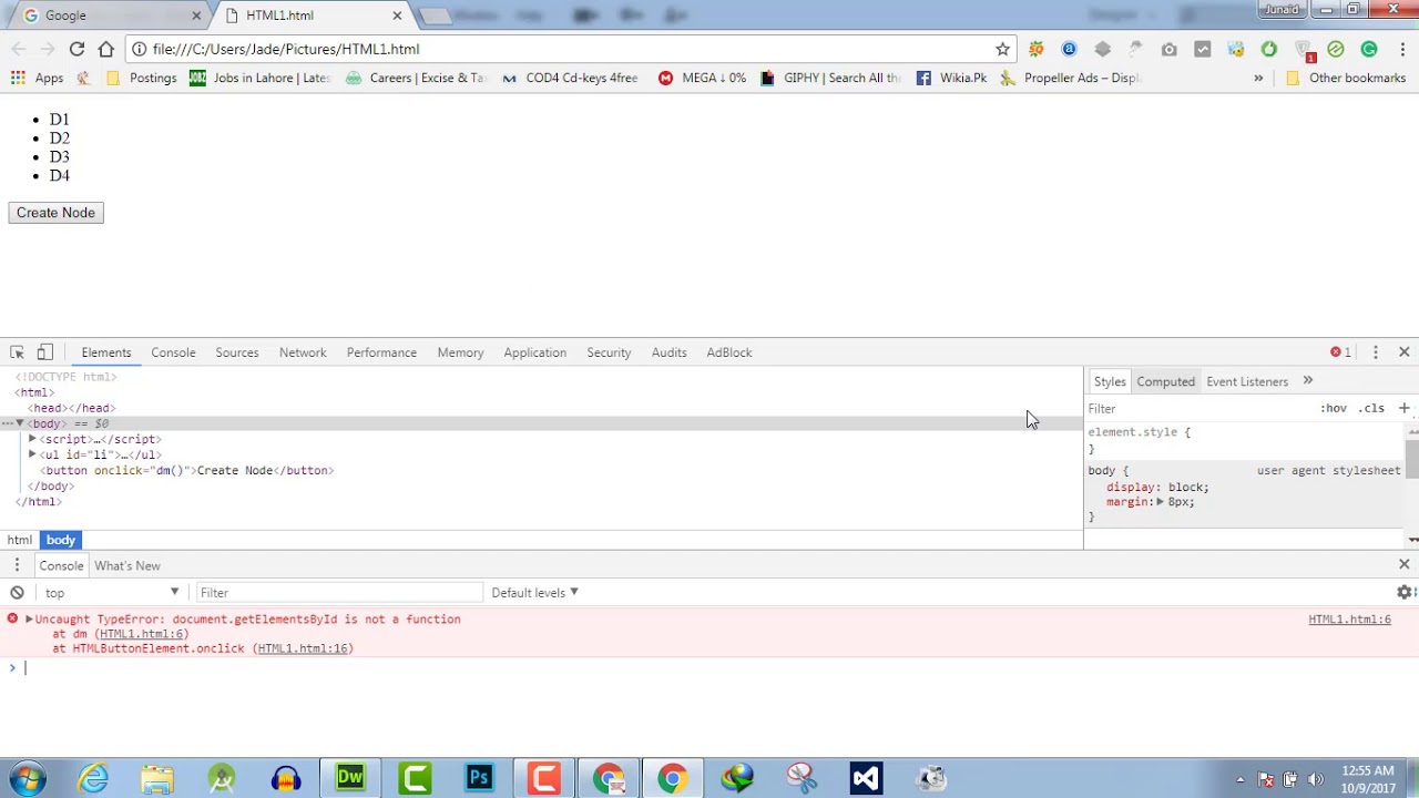 44 - JavaScript removeChild()