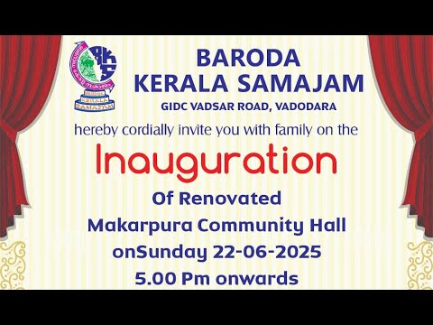 BKS I Inauguration of renovated Makarpura community hall I 22-06-2025