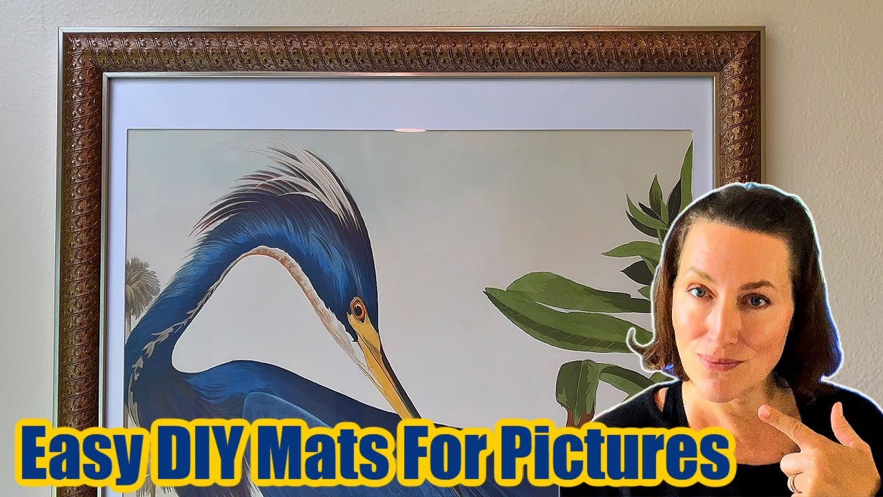 How To Cut Your Own Picture Frame Mat (CHEAP & EASY DIY Custom Matting Using A Matboard)