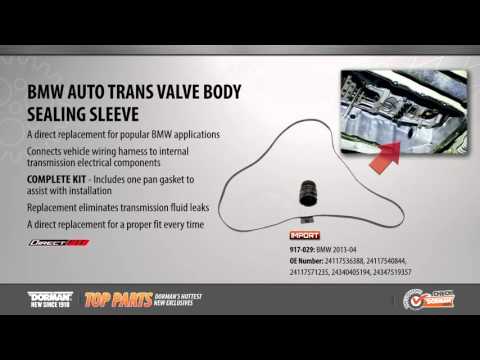 Highlighted part: automatic transmission valve body sealing sleeve for select BMW models