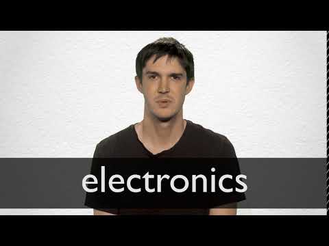 How to pronounce ELECTRONICS in British English