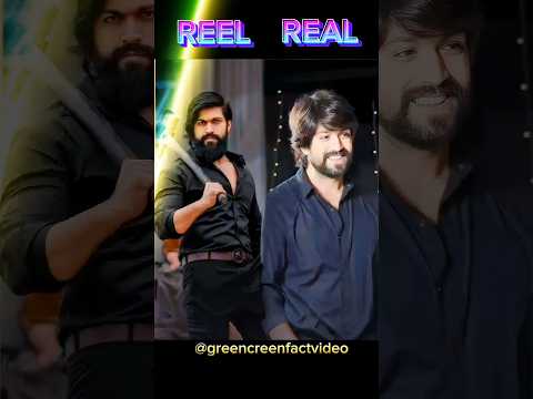 KGF Chapter 2: Real vs Reel Star Cast Look! π₯ Yash, Srinidhi, Prashanth Neel #kgf#yash#movie#shorts