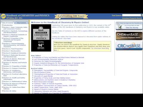 Resources About Physical & Chemical Properties