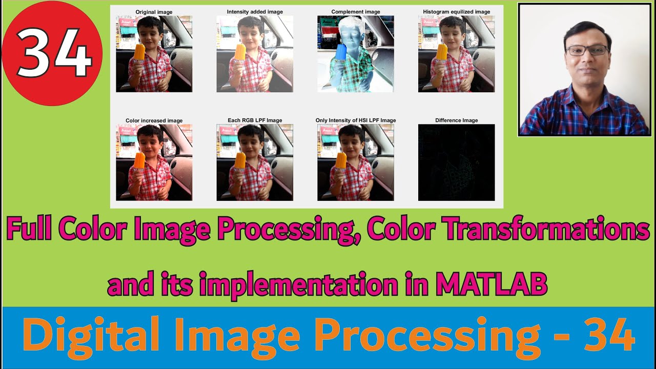Full Color Image Processing, Color Transformations and its Implementation in MATLAB || #DIP