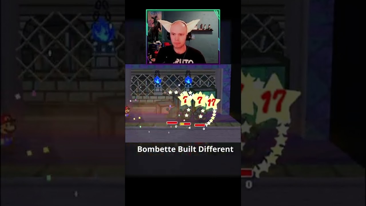Bombette just built different. Paper Mario Gameplay