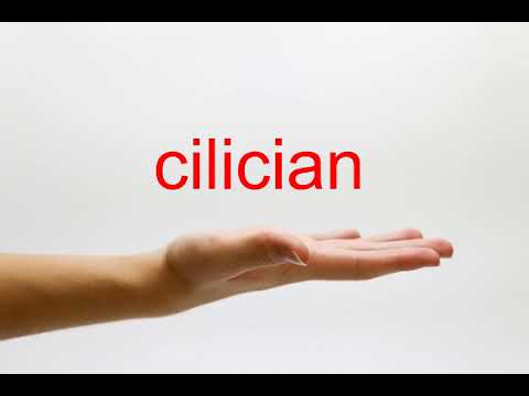 How to Pronounce cilician - American English