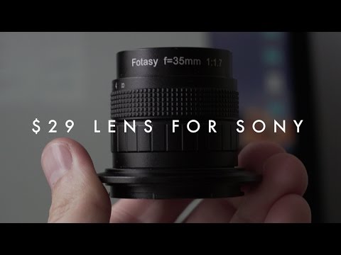$29 Budget Lens for Sony E-Mount | Sony A6300