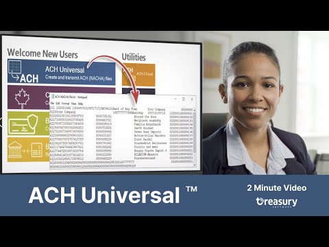 How do I create an ACH (Nacha) file from Excel or QuickBooks?